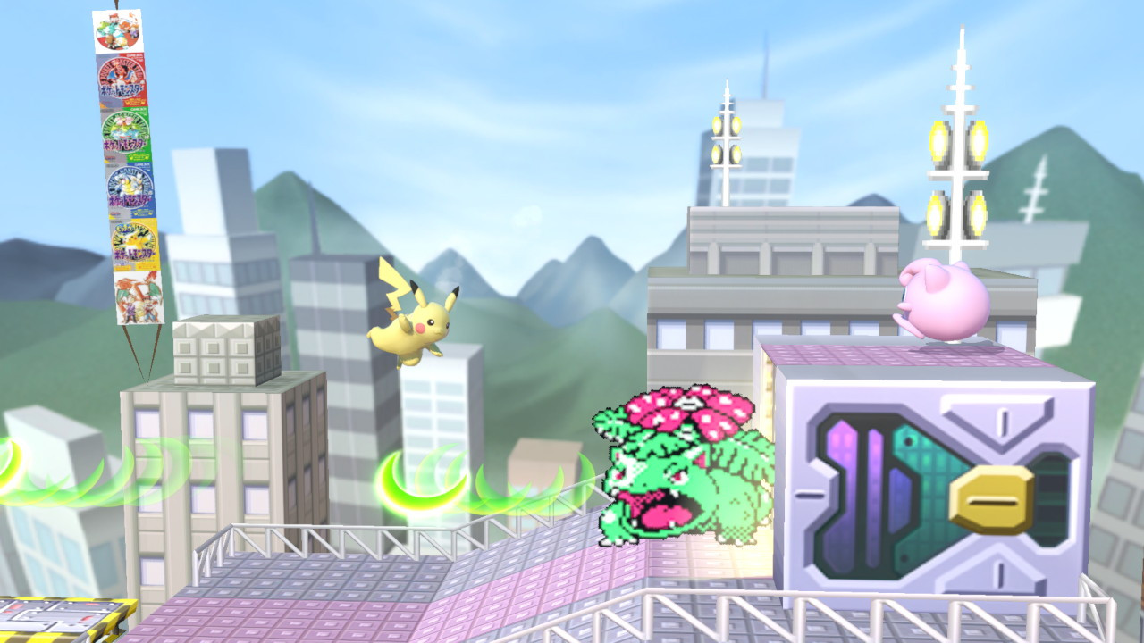 Gameboy Sprites Saffron City + New Pokemon Mod for Super Smash Bros ...