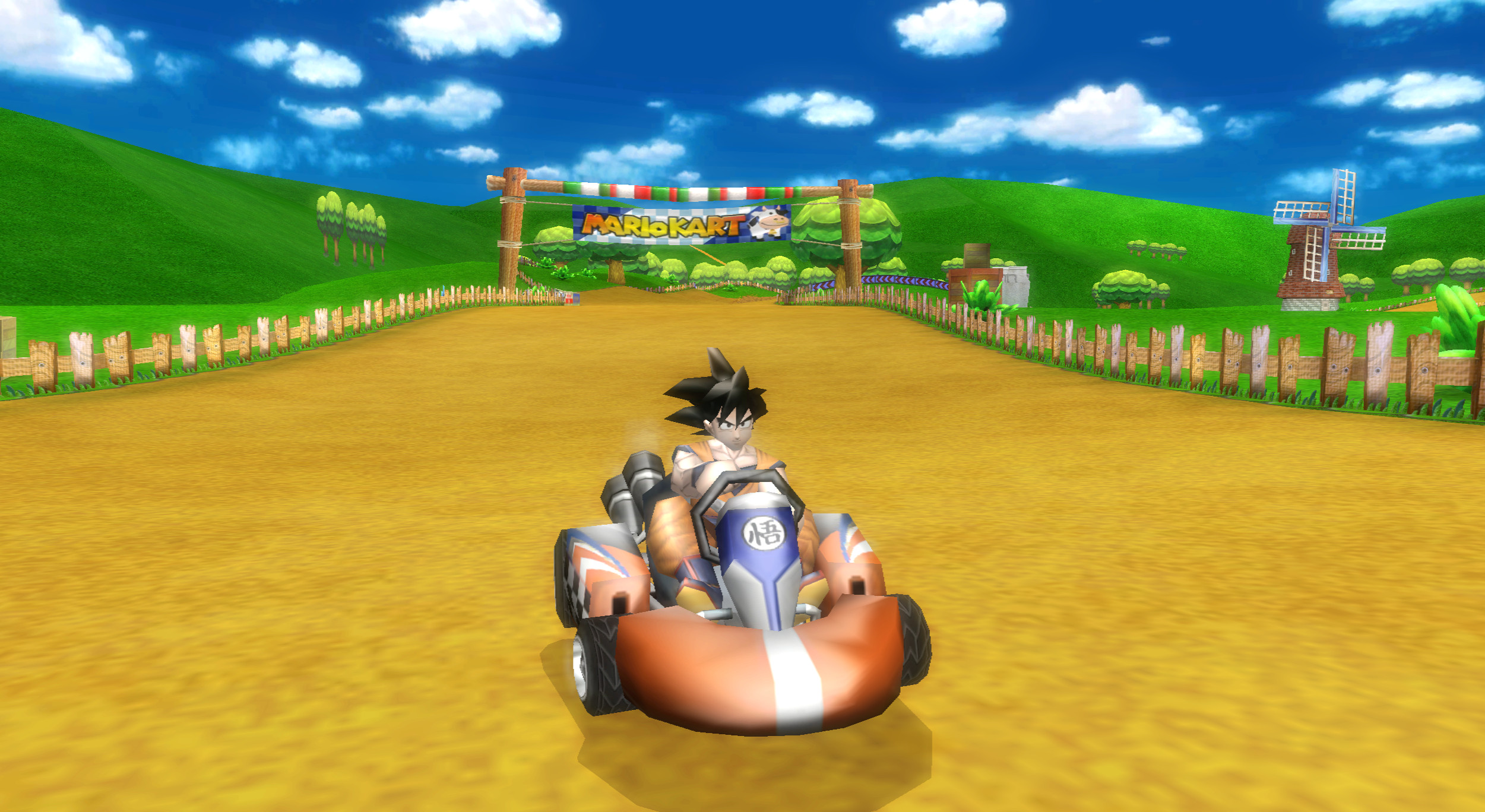 Goku Mod for Mario Kart Wii | MKWii Mods