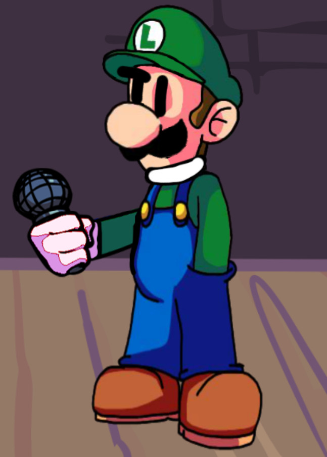 Luigi Paul over BF Mod for Friday Night Funkin' | FNF Mods
