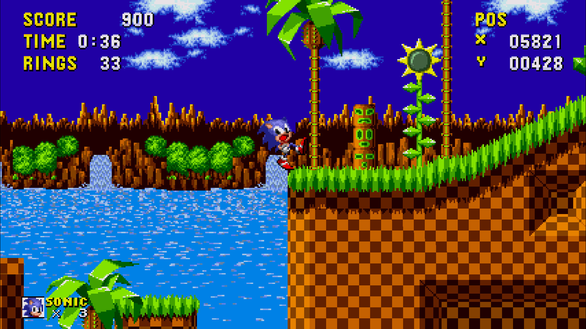 Two ledge animations Mod for Sonic the Hedgehog Forever | S1F Mods