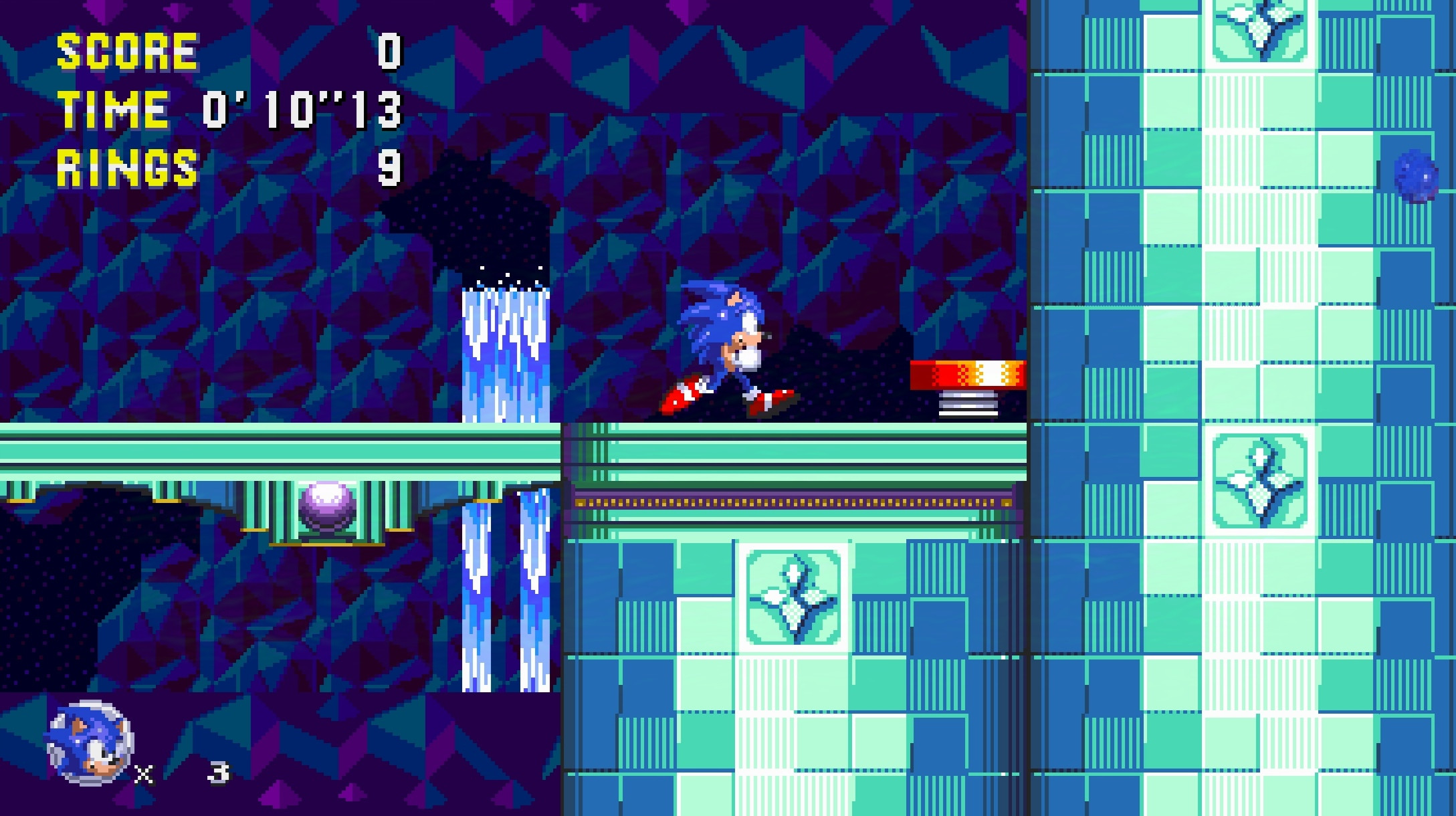 Sonic 2 Hidden Palace Background Mod for Sonic 3 A.I.R. | S3AIR Mods