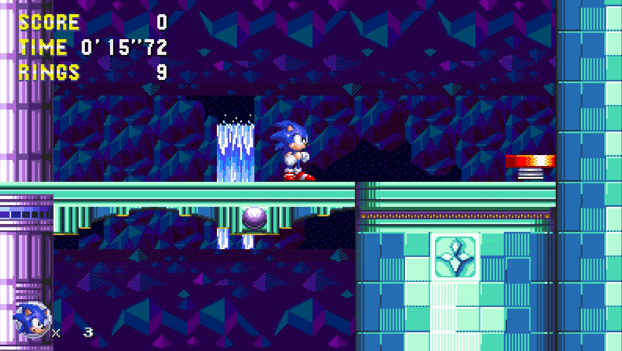 Sonic 2 Hidden Palace Background Mod for Sonic 3 A.I.R. | S3AIR Mods