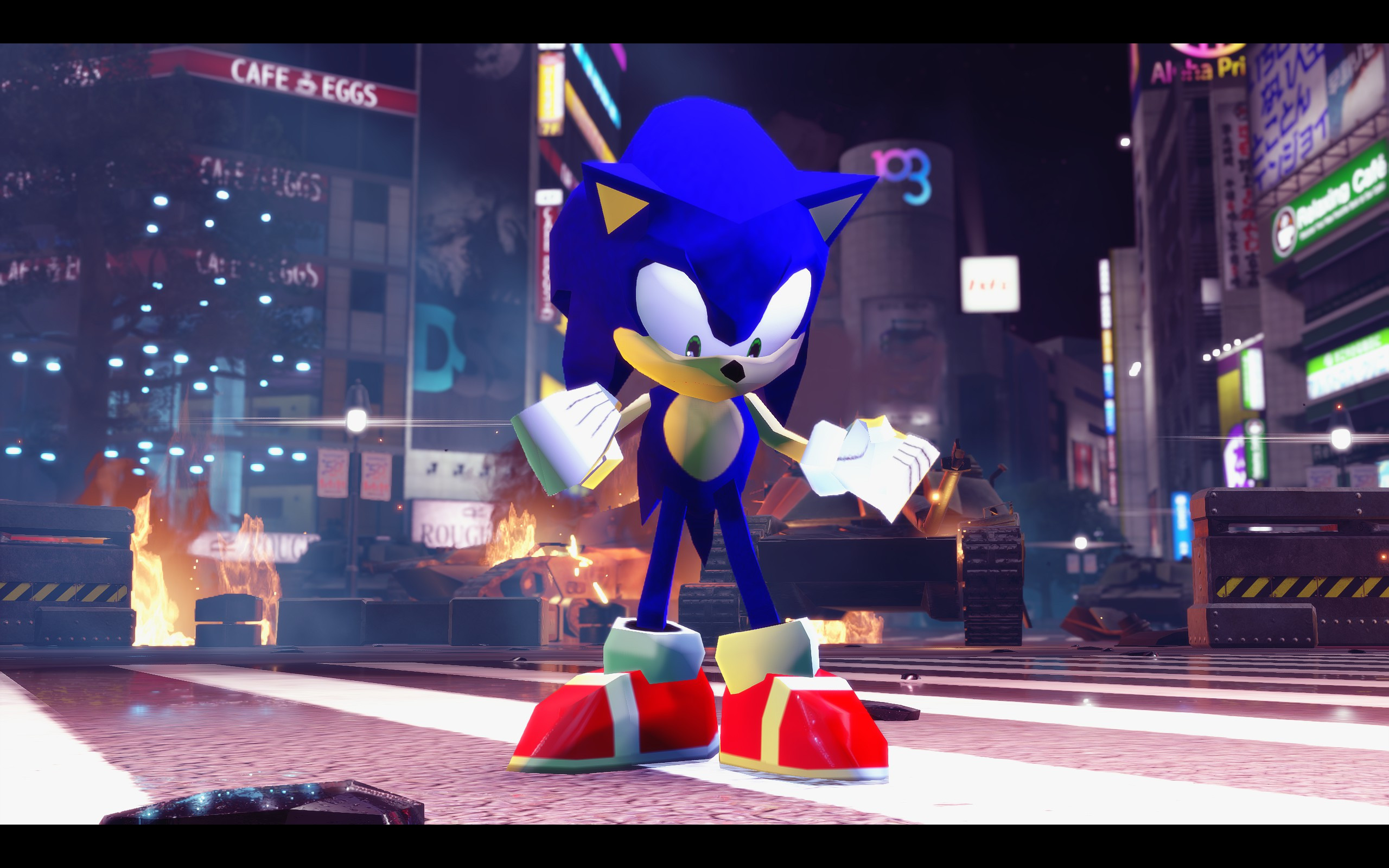 Dreamcast Sonic over Movie Shadow Mod for Shadow Generations ...