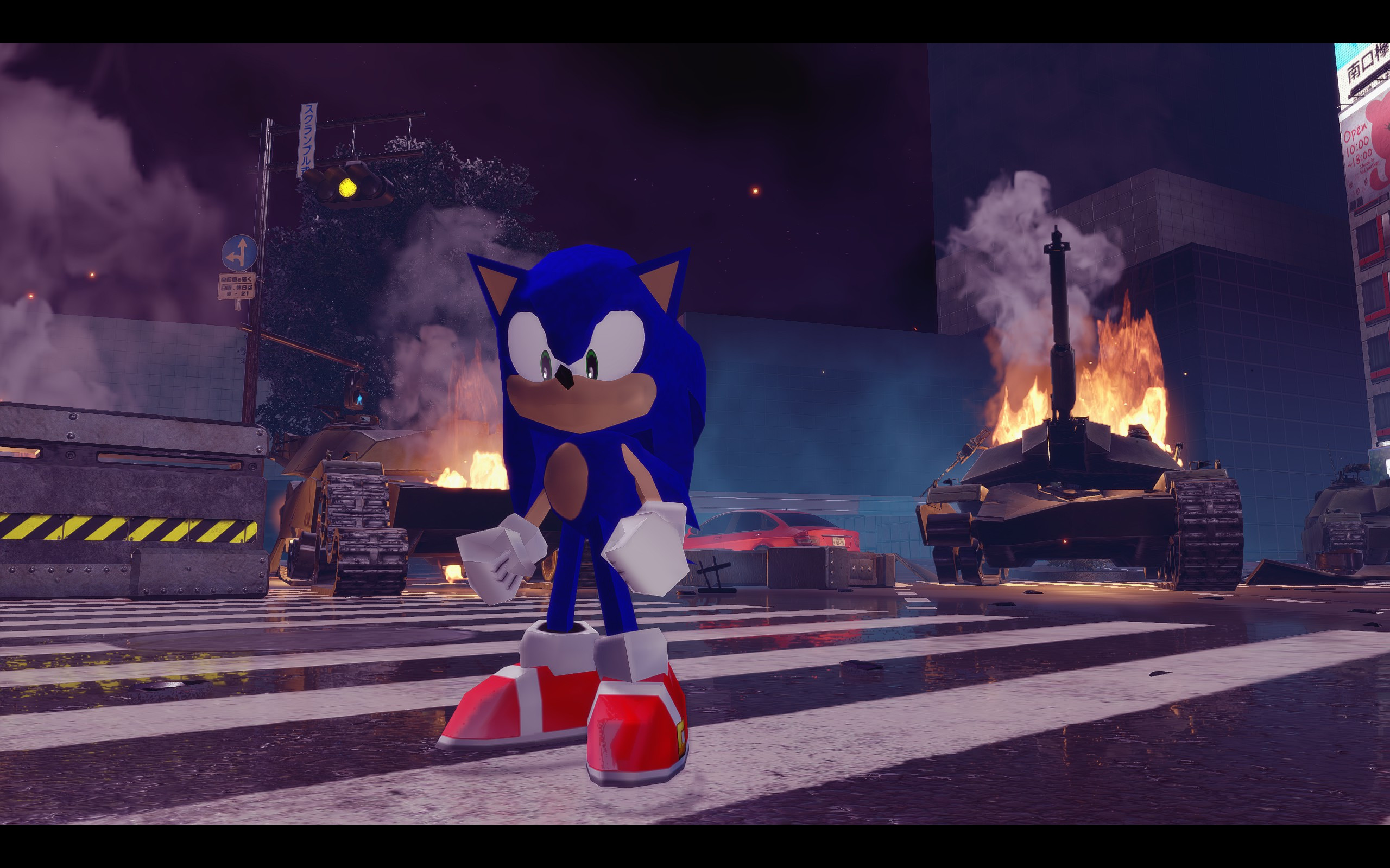 Dreamcast Sonic over Movie Shadow Mod for Shadow Generations ...