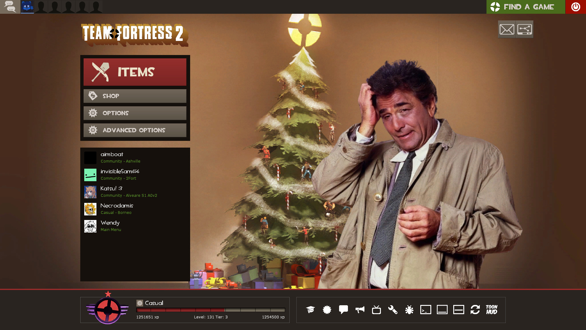 Columbo Main Menu Portrait Mod for Team Fortress 2 | TF2 Mods