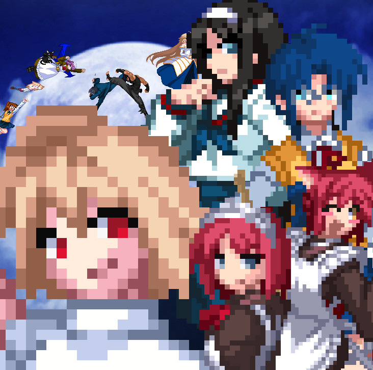 MBAACC Art Accurate Palette Pack Mod for Melty Blood Actress Again ...