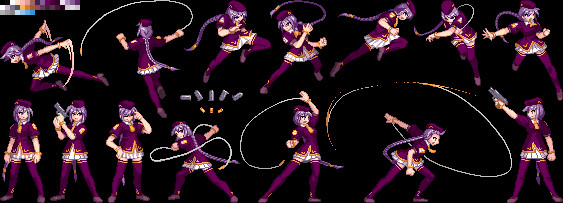 MBAACC Art Accurate Palette Pack Mod for Melty Blood Actress Again ...