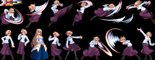 MBAACC Art Accurate Palette Pack Mod for Melty Blood Actress Again ...