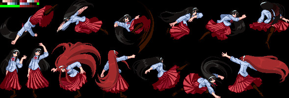 MBAACC Art Accurate Palette Pack Mod for Melty Blood Actress Again ...