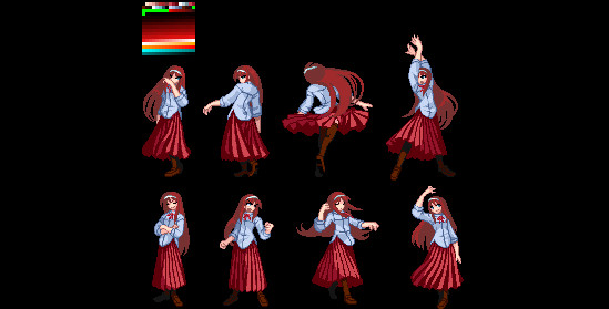 MBAACC Art Accurate Palette Pack Mod for Melty Blood Actress Again ...