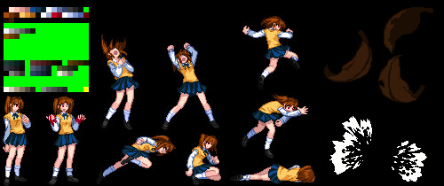 MBAACC Art Accurate Palette Pack Mod for Melty Blood Actress Again ...