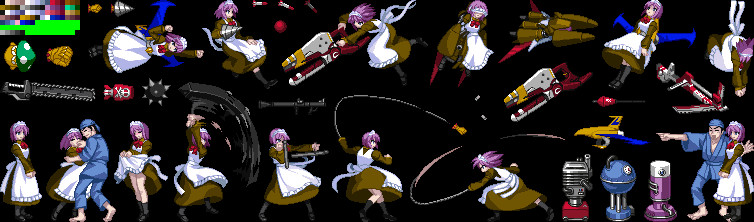 MBAACC Art Accurate Palette Pack Mod for Melty Blood Actress Again ...