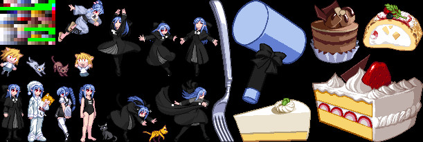 MBAACC Art Accurate Palette Pack Mod for Melty Blood Actress Again ...