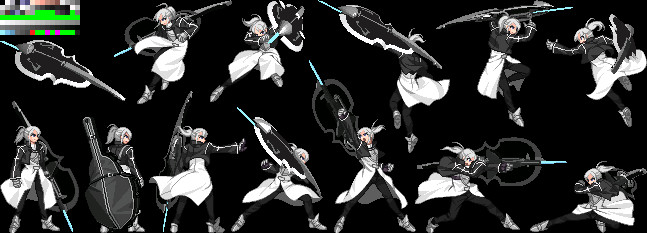 MBAACC Art Accurate Palette Pack Mod for Melty Blood Actress Again ...