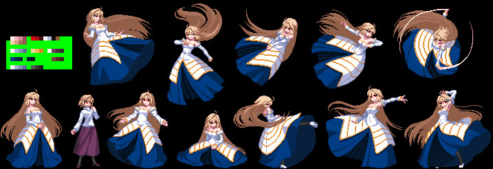 MBAACC Art Accurate Palette Pack Mod for Melty Blood Actress Again ...
