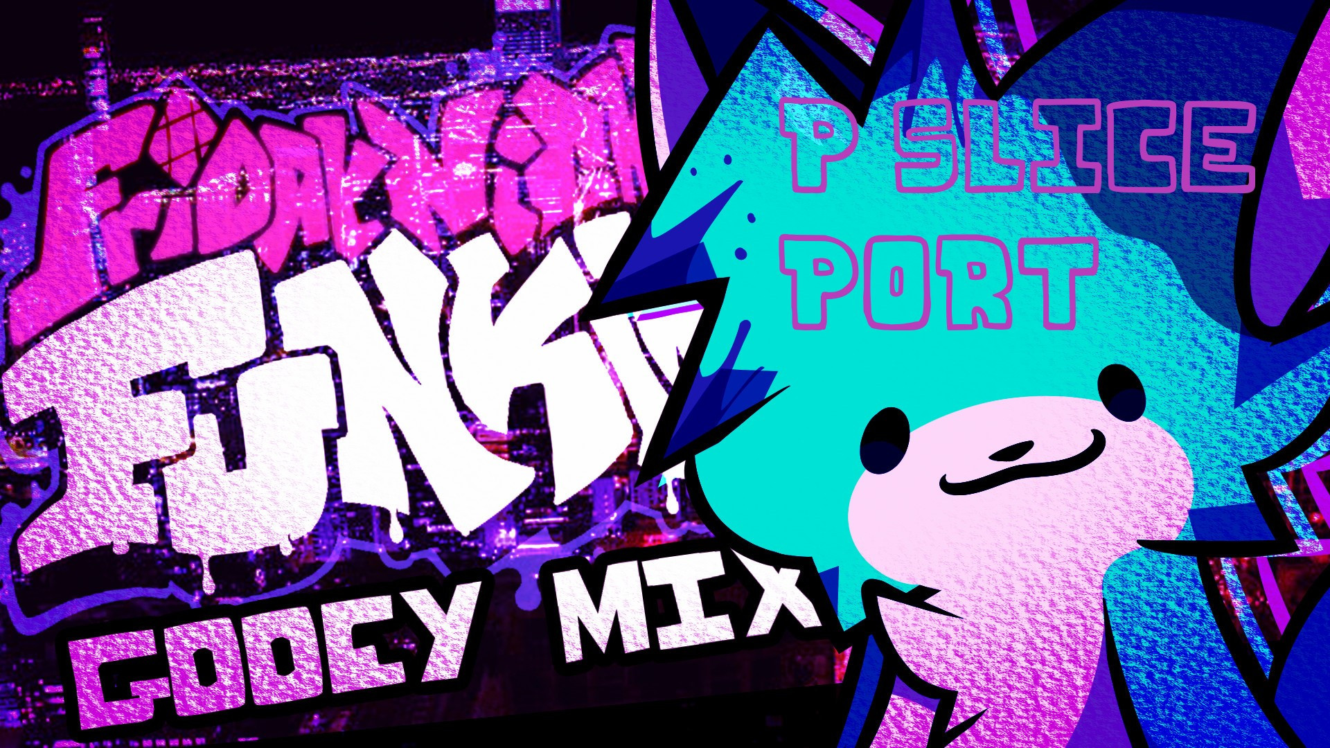 Gooey Mix P-SLICE PORT Mod for Friday Night Funkin' | FNF Mods