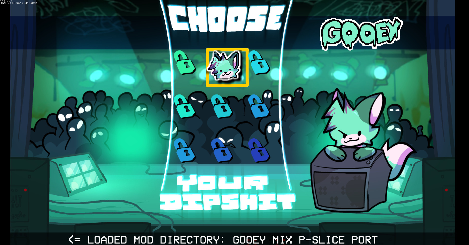 Gooey Mix P-SLICE PORT Mod for Friday Night Funkin' | FNF Mods