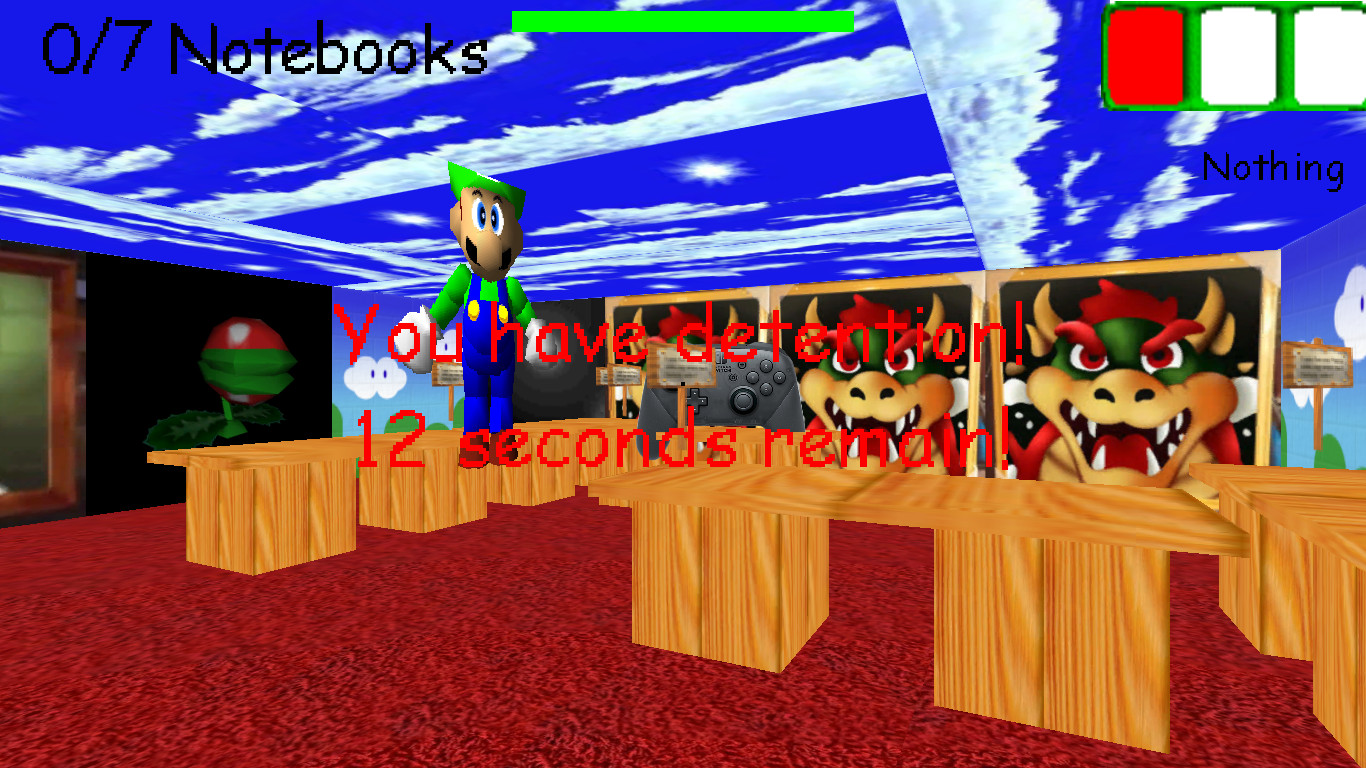 Super Mario's Math Mod for Baldi's Basics | Baldi Mods