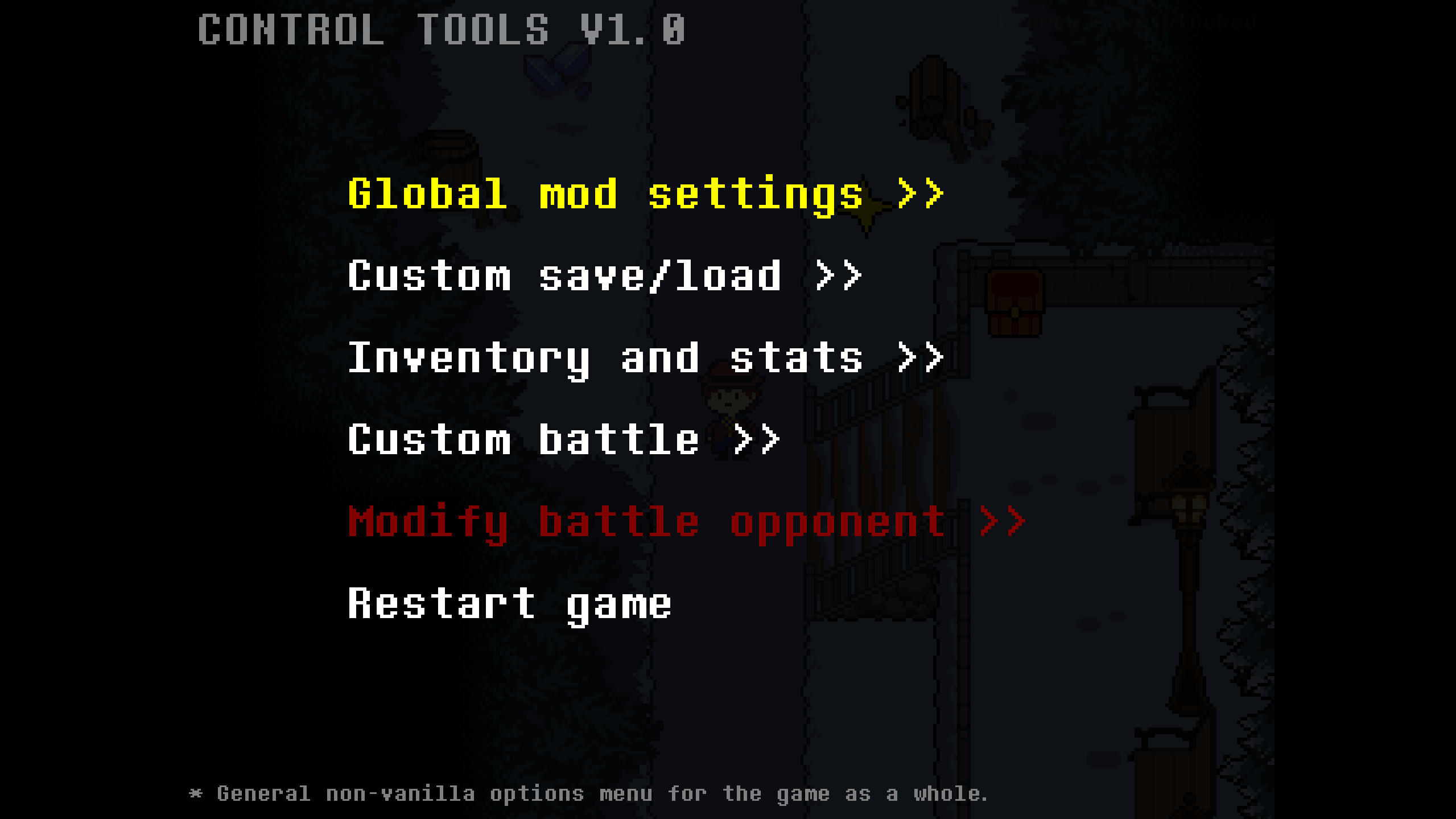 UTY Control Tools (Practice Mod for v1.1) Mod for Undertale Yellow ...