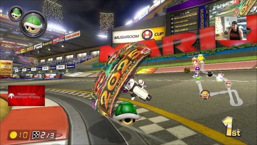 Mario Bros. Happy New Year 2025 Glider mod MK8D Mod for Mario Kart 8 Deluxe | MK8D Mods