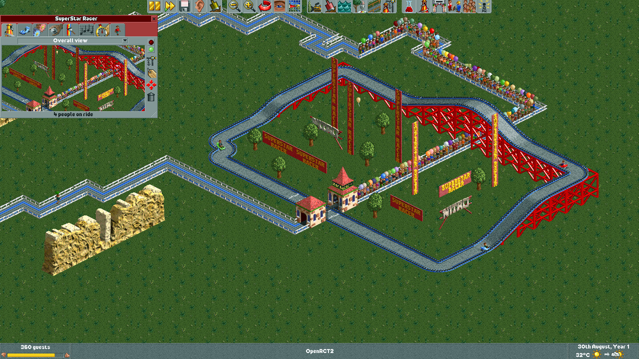 OpenRCT2 Custom Track Mod for Open Rollercoaster Tycoon 2 | OpenRCT2 Mods