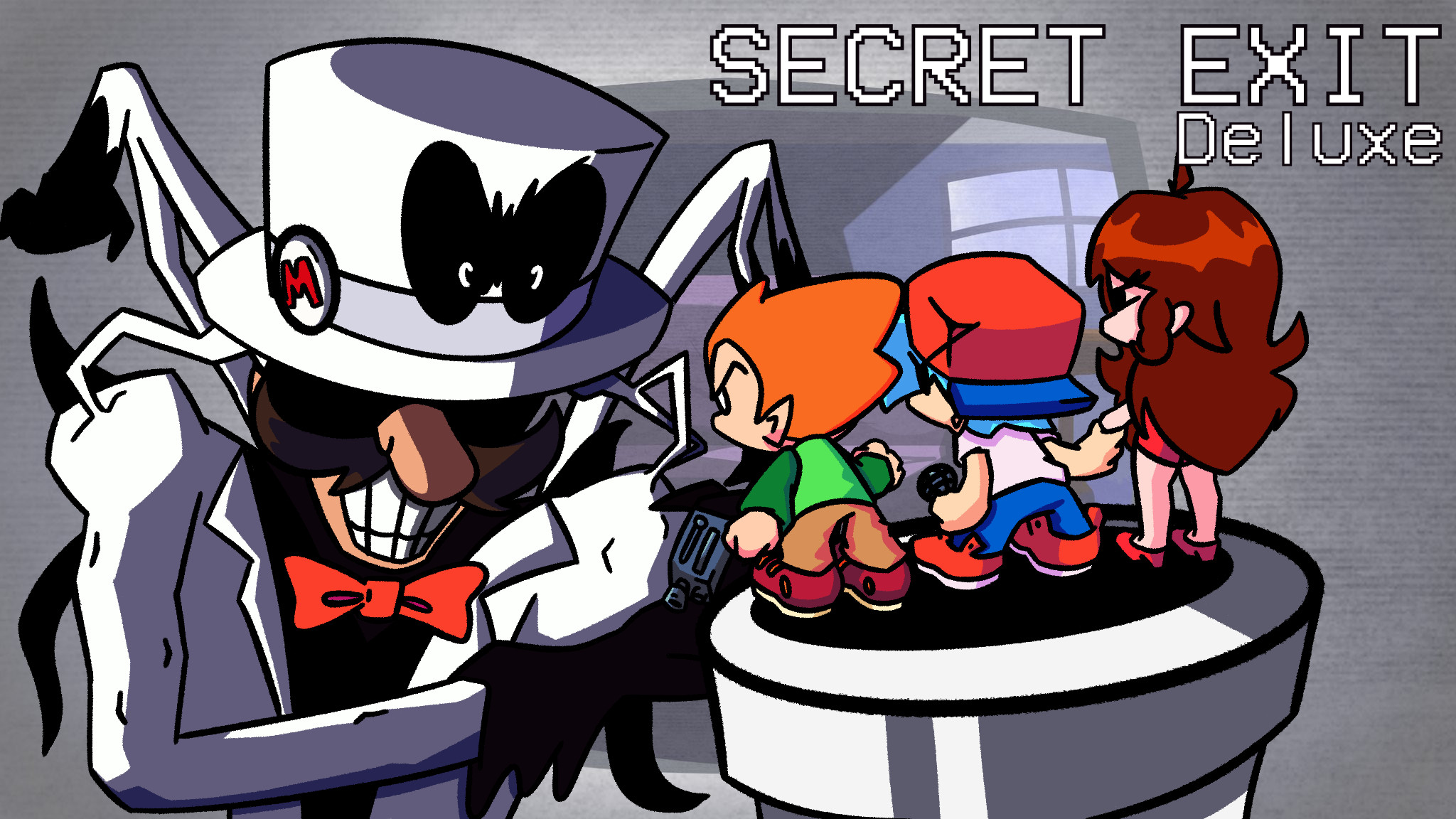 Secret Exit V2 playable Mid effort Mod for Friday Night Funkin' | FNF Mods