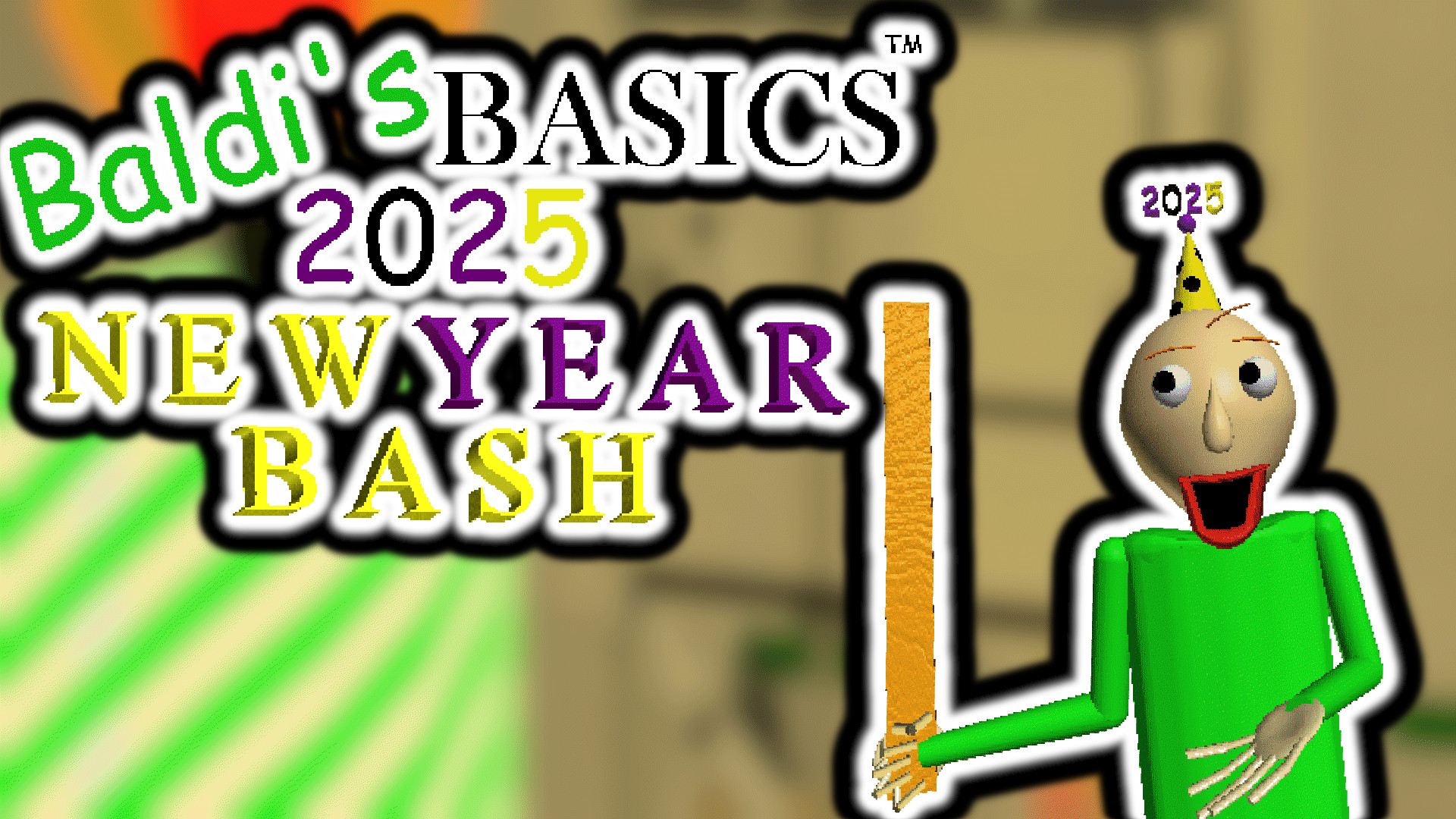 Baldi's Basics 2025 NEW YEAR Bash Mod for Baldi's Basics | Baldi Mods