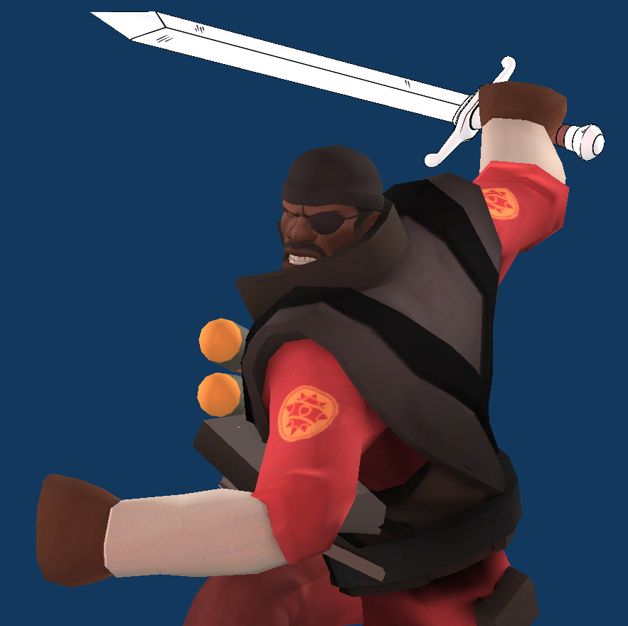Trunk's Sword - Eyelander Mod for Team Fortress 2 | TF2 Mods