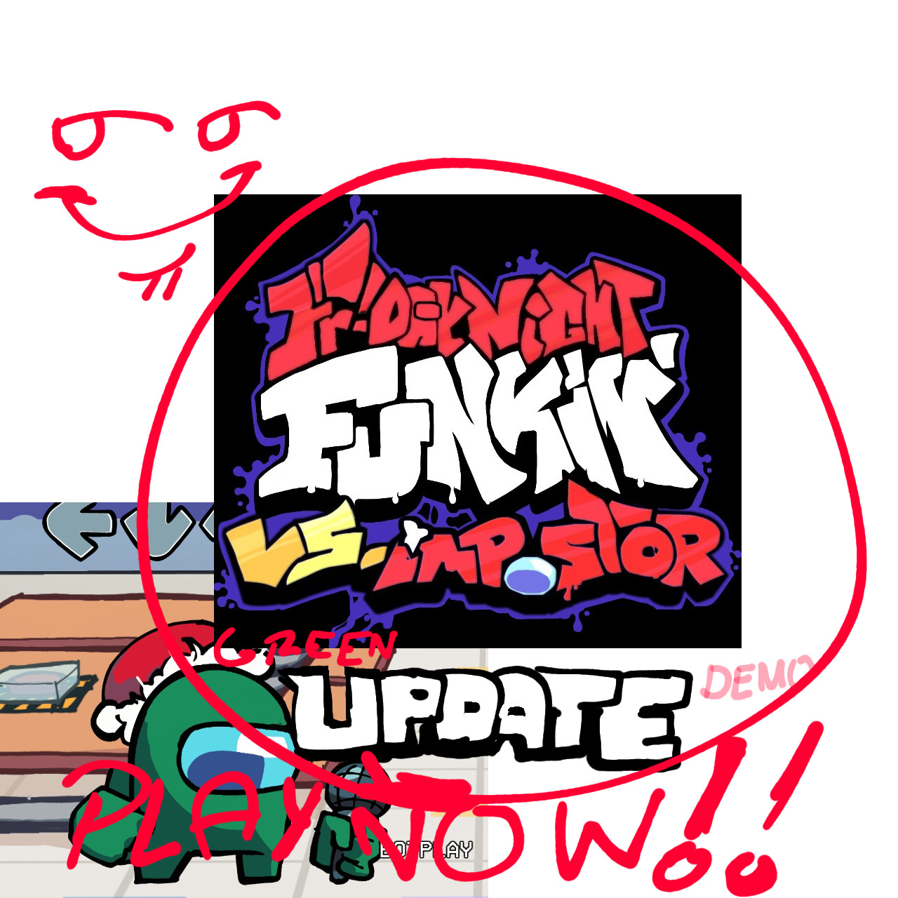 FNF' Vs Imposter : Green update Mod for Friday Night Funkin' | FNF Mods