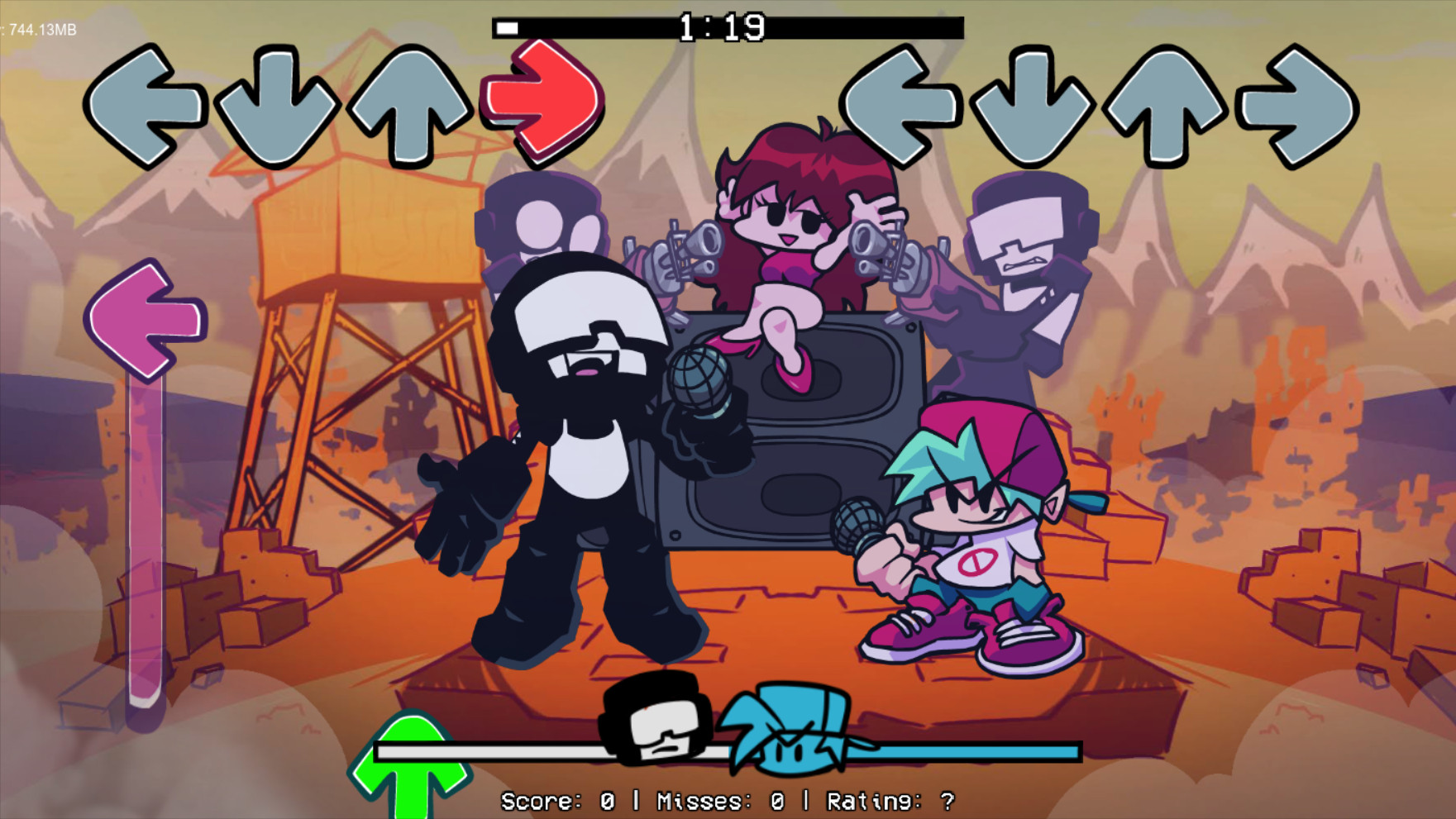 My recreation of the Ugh stage Mod for Friday Night Funkin' | FNF Mods