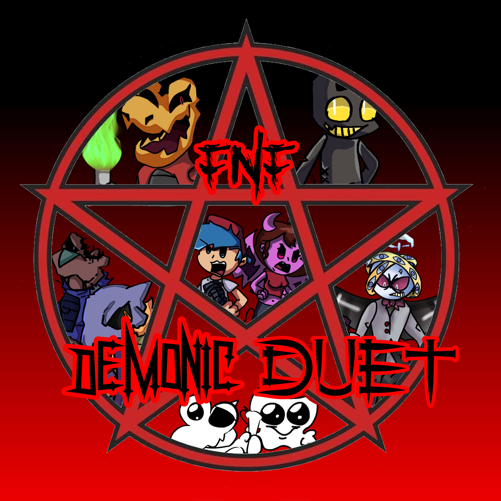 FNF: Demonic Duet Mod for Friday Night Funkin' | FNF Mods