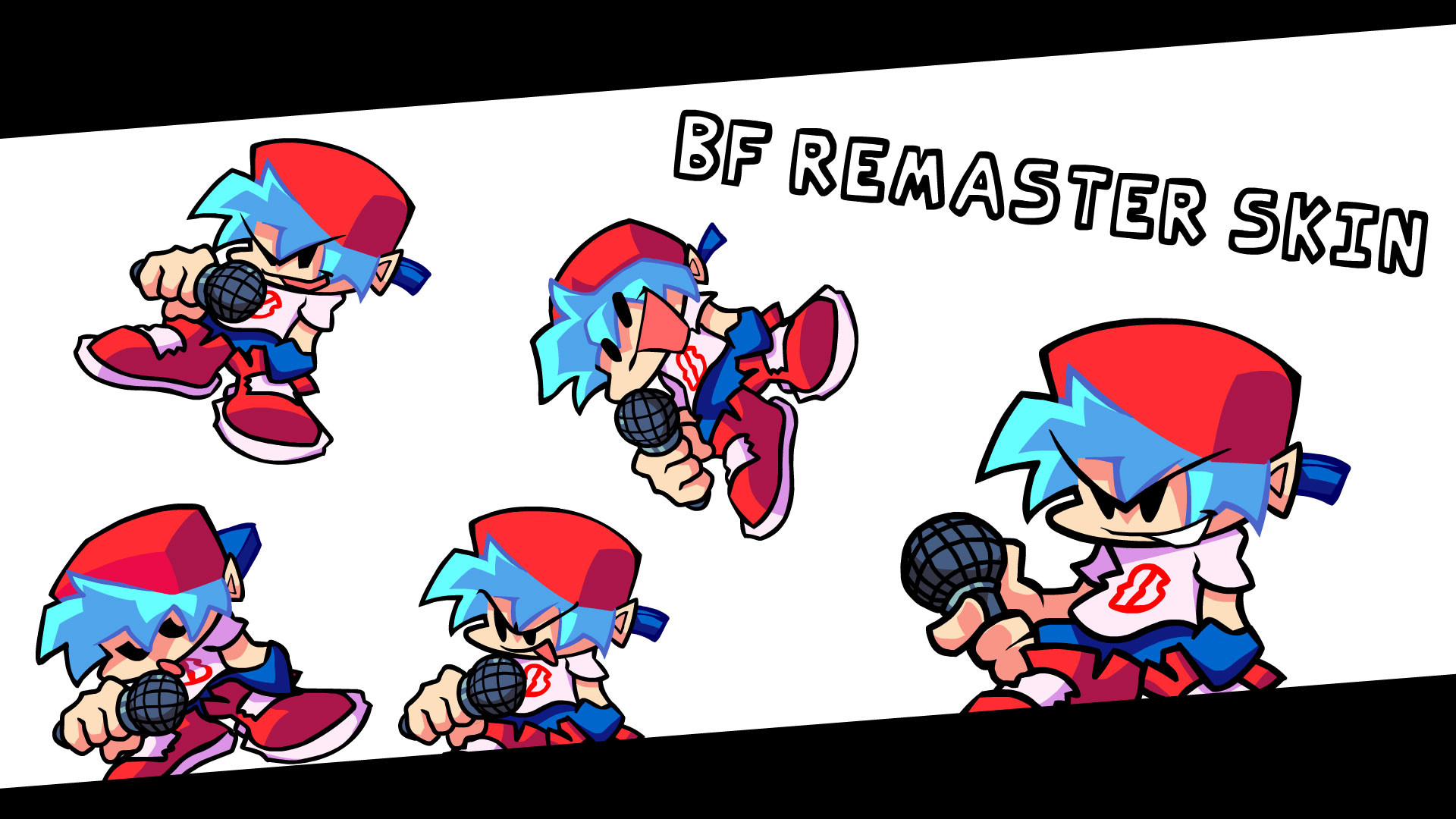 BF 2024 Remaster skin Mod for Friday Night Funkin' | FNF Mods