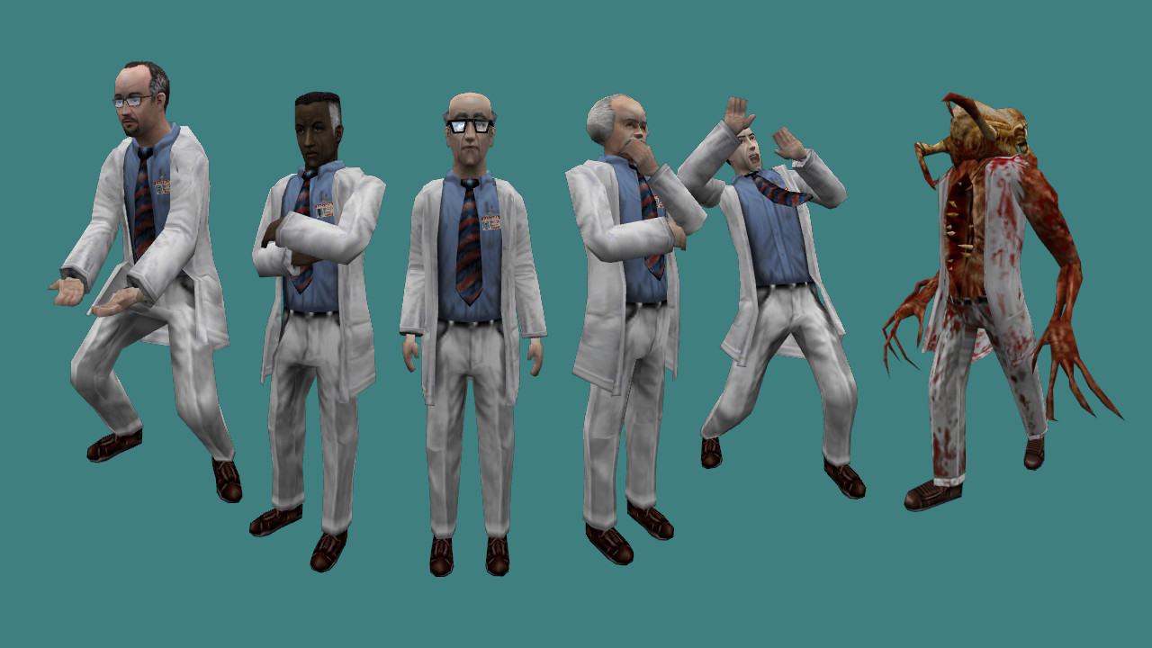 Higher and Faithful Definition Scientists Mod for Half-Life | HL Mods