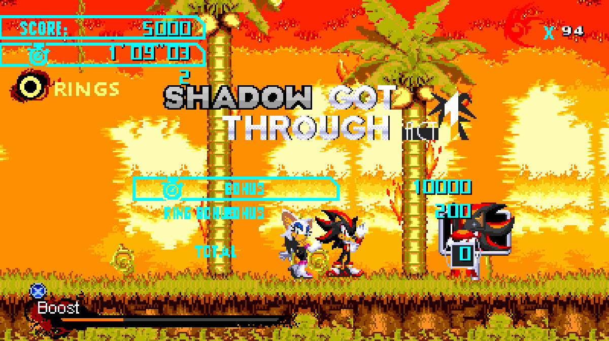 Shadow S3&K Style in Sonic 3 A.I.R. V4 Mod for Sonic 3 A.I.R. | S3AIR Mods