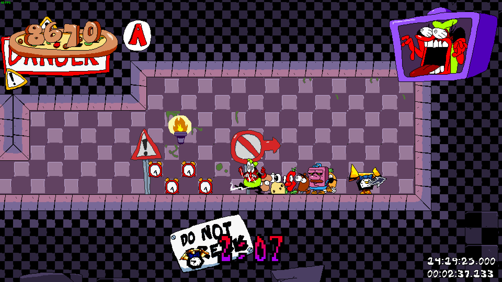 Spirit Timer In PT with ANTONBLAST PALETTES MOD Mod for Pizza Tower ...