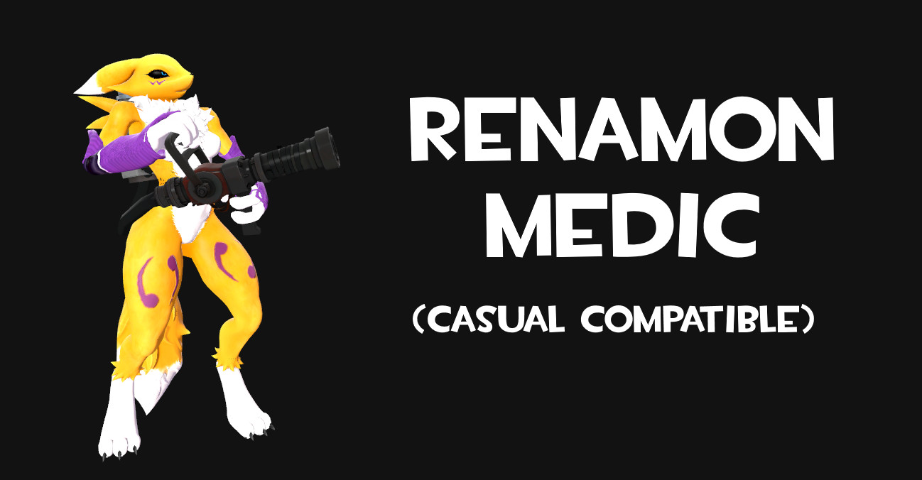 Renamon Medic (Casual Compatible) Mod for Team Fortress 2 | TF2 Mods