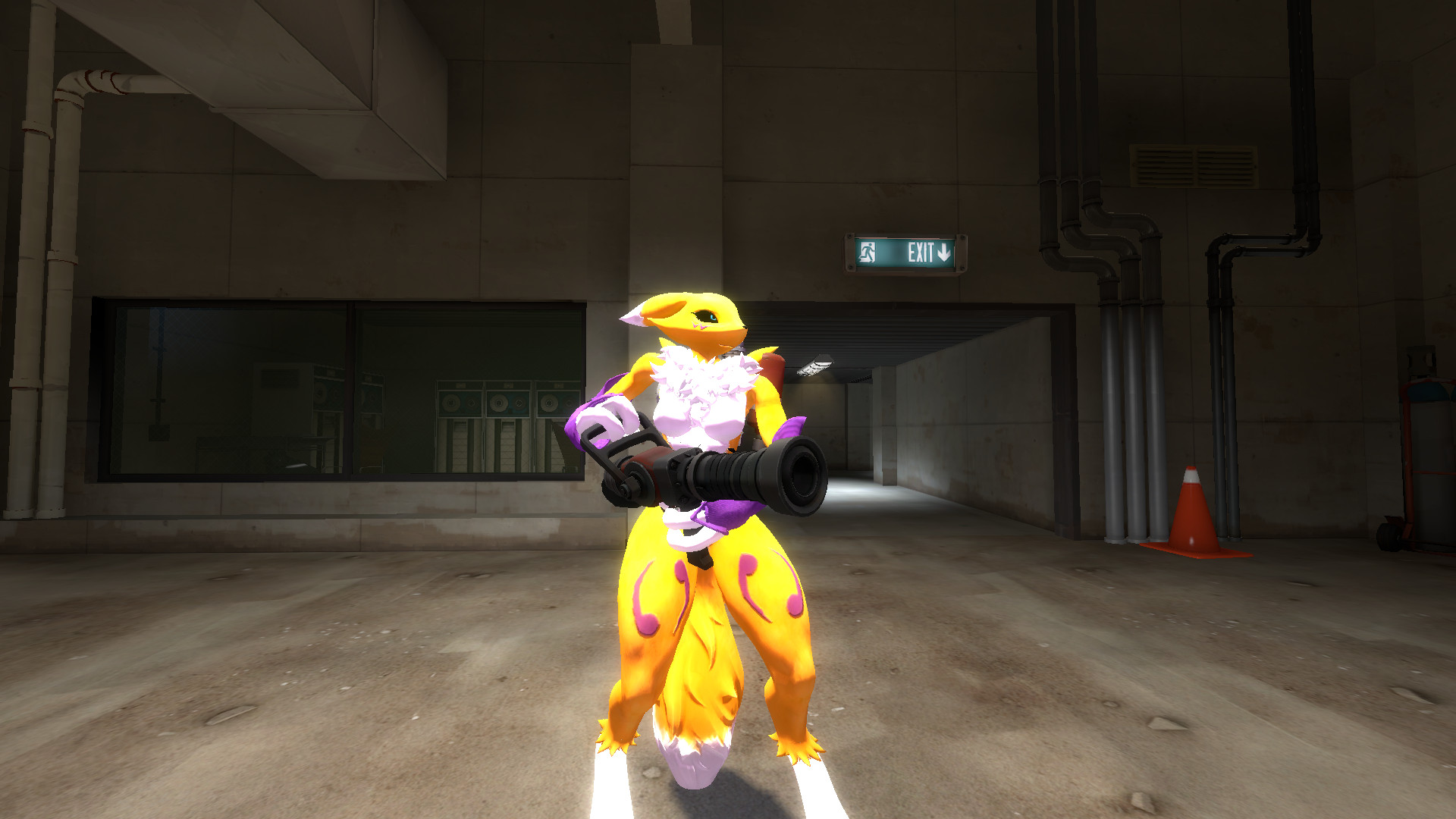 Renamon Medic (Casual Compatible) Mod for Team Fortress 2 | TF2 Mods