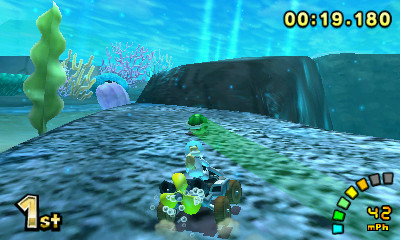 Sandy Cheeks (Spongebob Squarepants) Mod for Mario Kart 7 | MK7 Mods