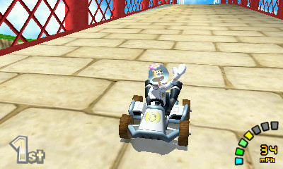 Sandy Cheeks (Spongebob Squarepants) Mod for Mario Kart 7 | MK7 Mods