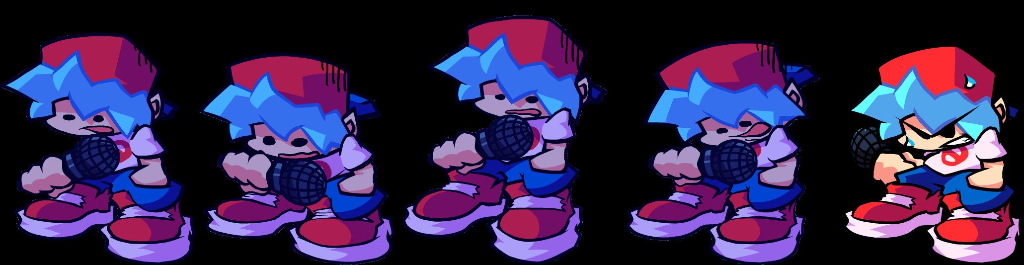 BOYFRIEND RE-SPRITE [OLD VER.] Mod for Friday Night Funkin' | FNF Mods