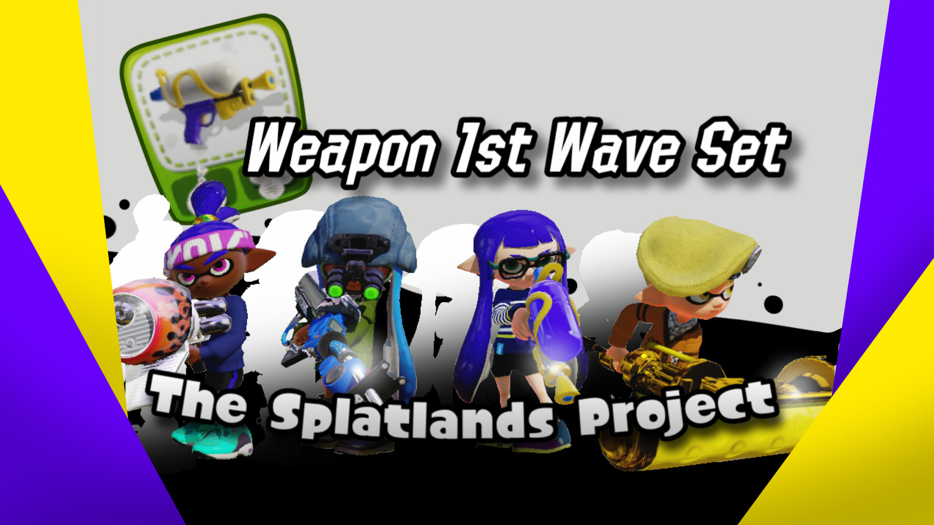 Weapon 1st Wave Set Mod for Splatoon | Splatoon Mods