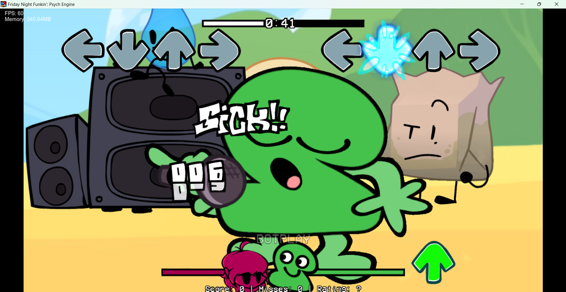 Playable Two (BFDI TPOT) Mod for Friday Night Funkin' | FNF Mods