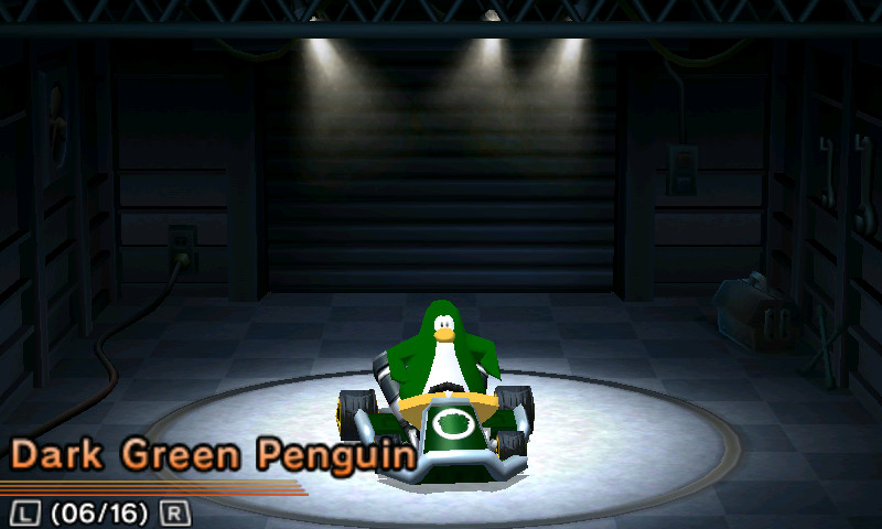 Penguin Colors (Club Penguin) Mod for Mario Kart 7 | MK7 Mods
