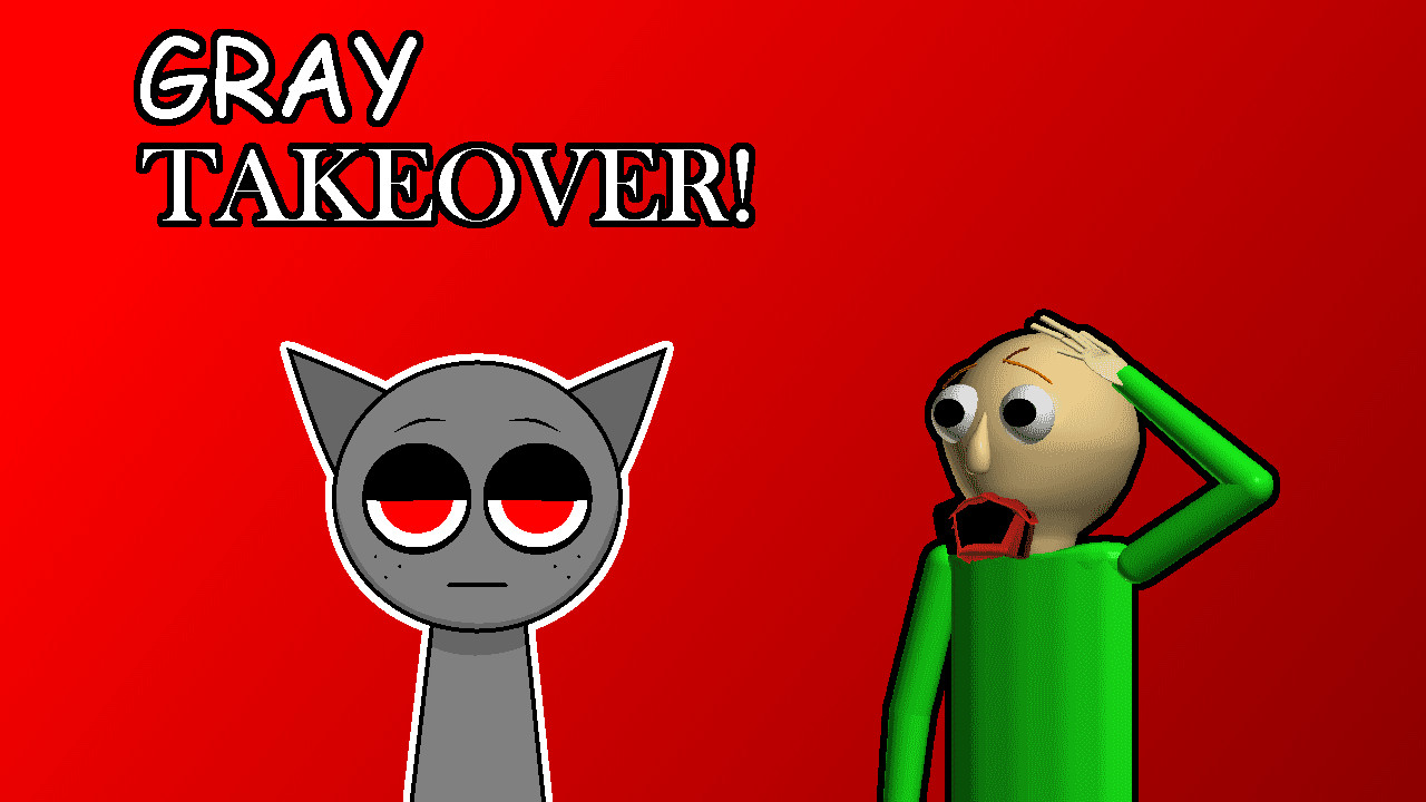 Gray Takeover! Mod for Baldi's Basics | Baldi Mods