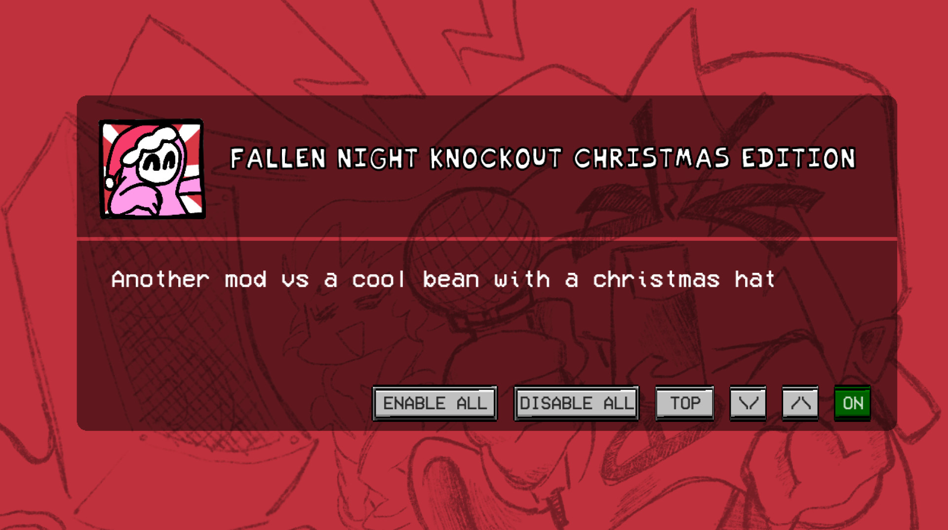 Fallen Night Knockout Christmas Edition Mod for Friday Night Funkin ...