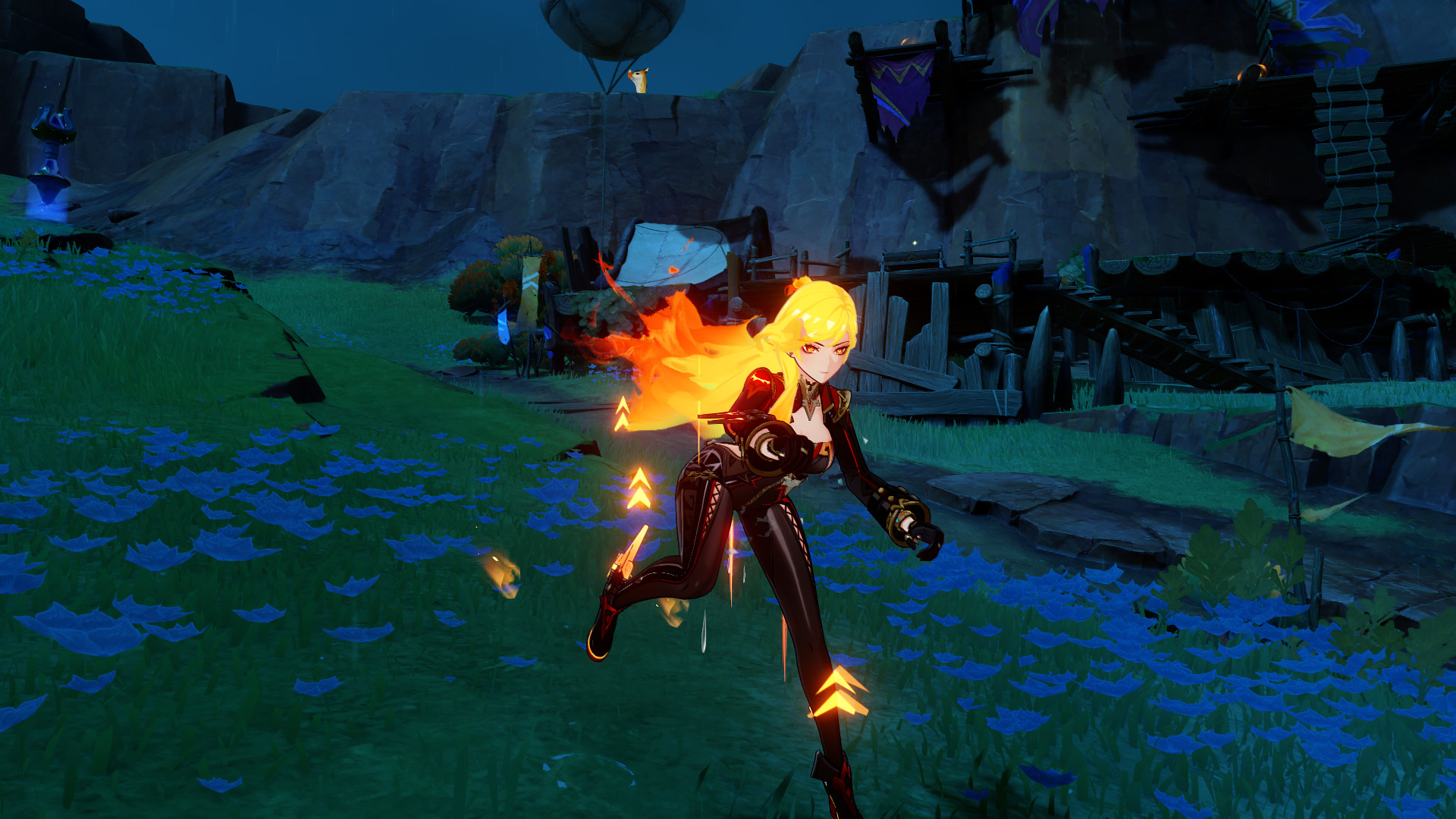 Mavuika, but she's riding.. the air. (no bike) Mod for Genshin Impact ...