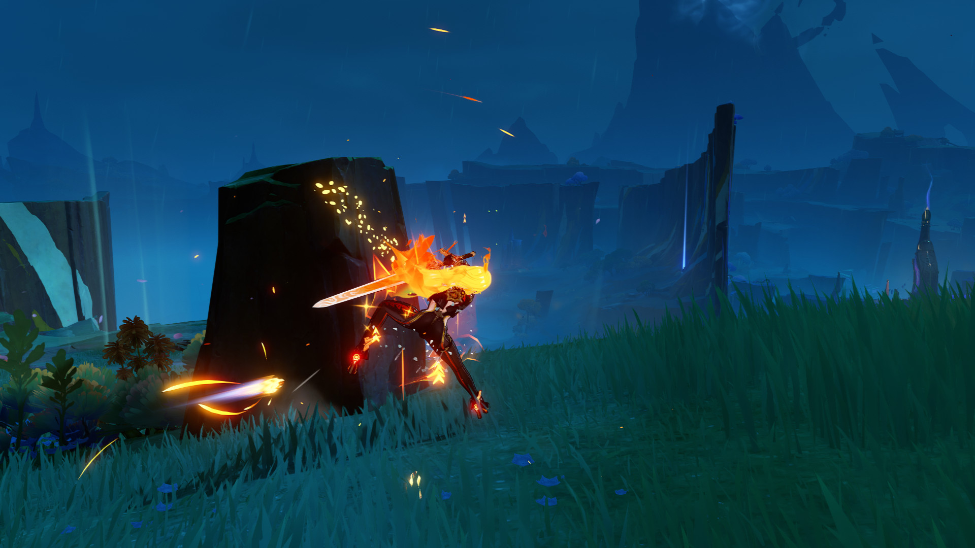 Mavuika, but she's riding.. the air. (no bike) Mod for Genshin Impact ...