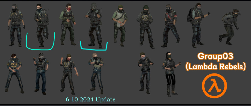 Dynamic Rebels v2 (EZ2 port) Mod for Half-Life 2 | HL2 Mods