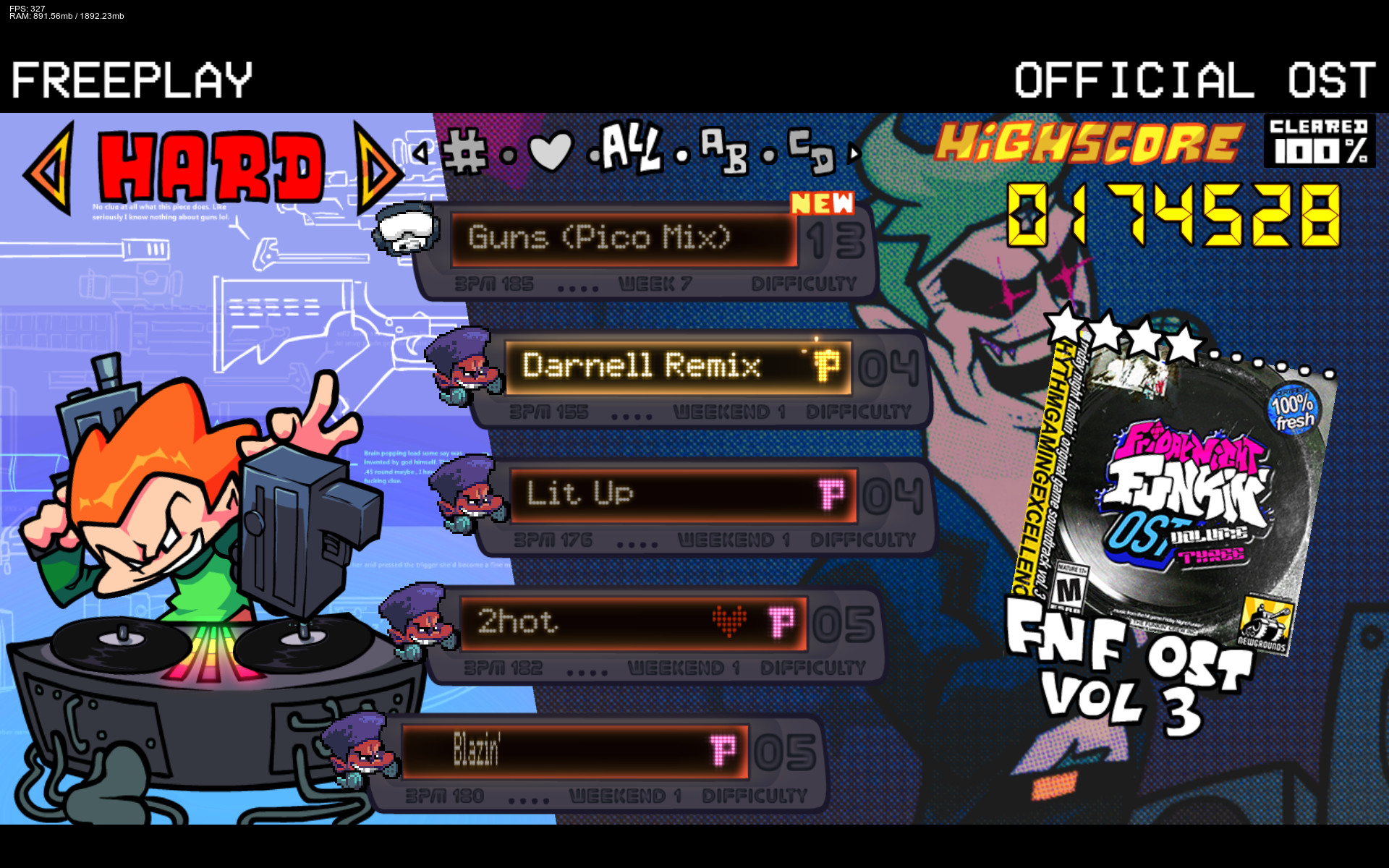 Weekend 1 BF Mix + darnell remix Mod for Friday Night Funkin' | FNF Mods