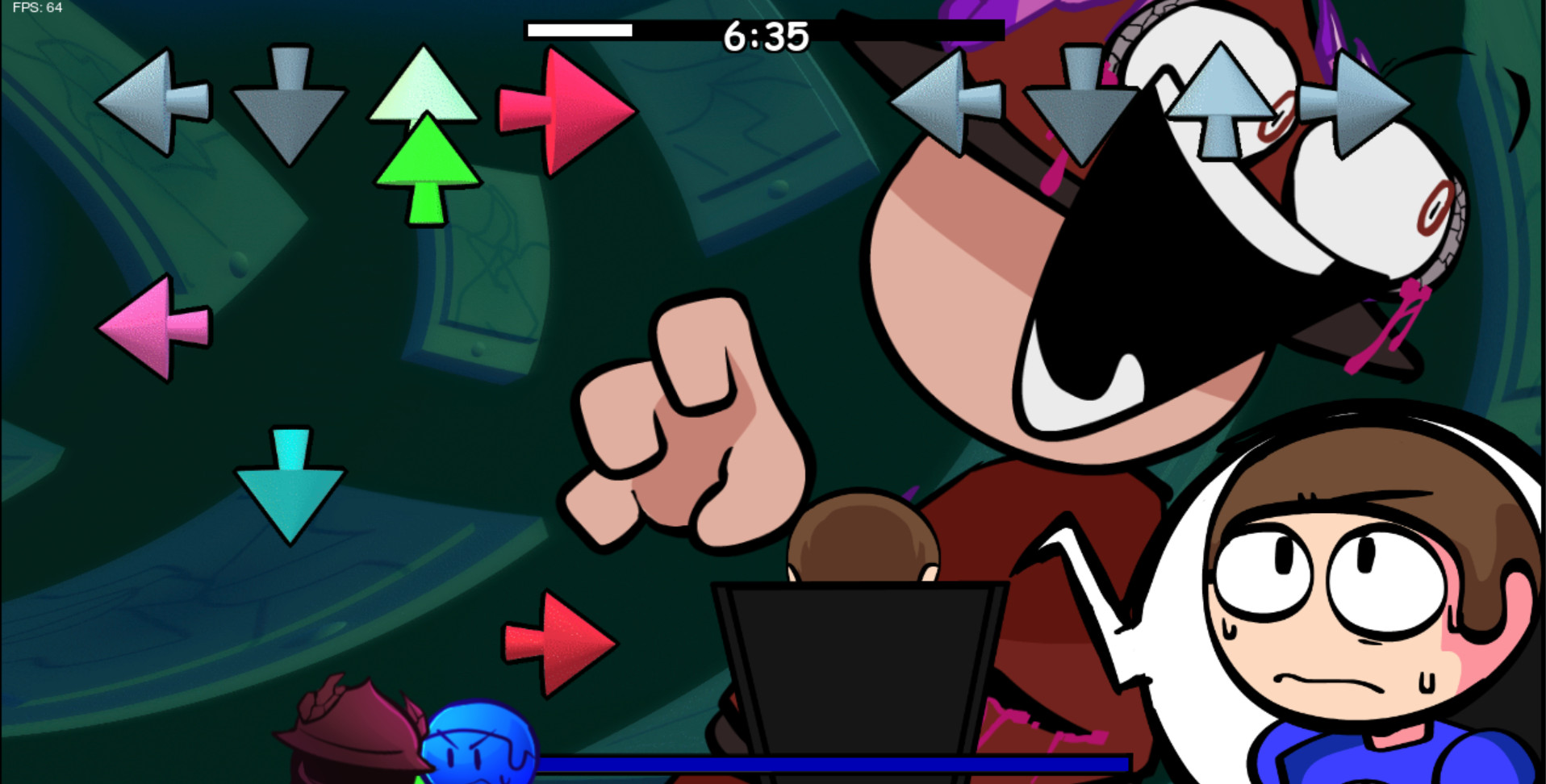 Triple Phonebreakers with lyrics! (Double) Mod for Friday Night Funkin ...